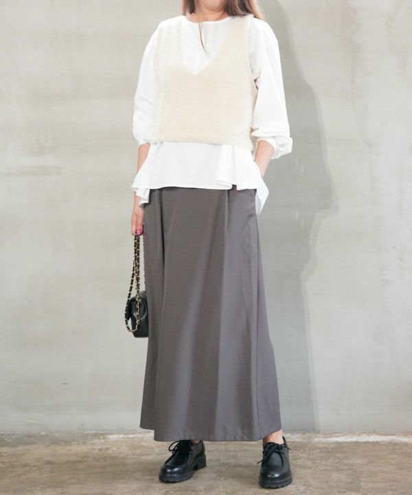 ユイティーム ラップ風スカーチョ huitieme nid 613836 国内正規品 2025秋冬新作 送料無料 huitieme nid(ユイティーム)ラップ風スカーチョ | BLEU COMME BLEU